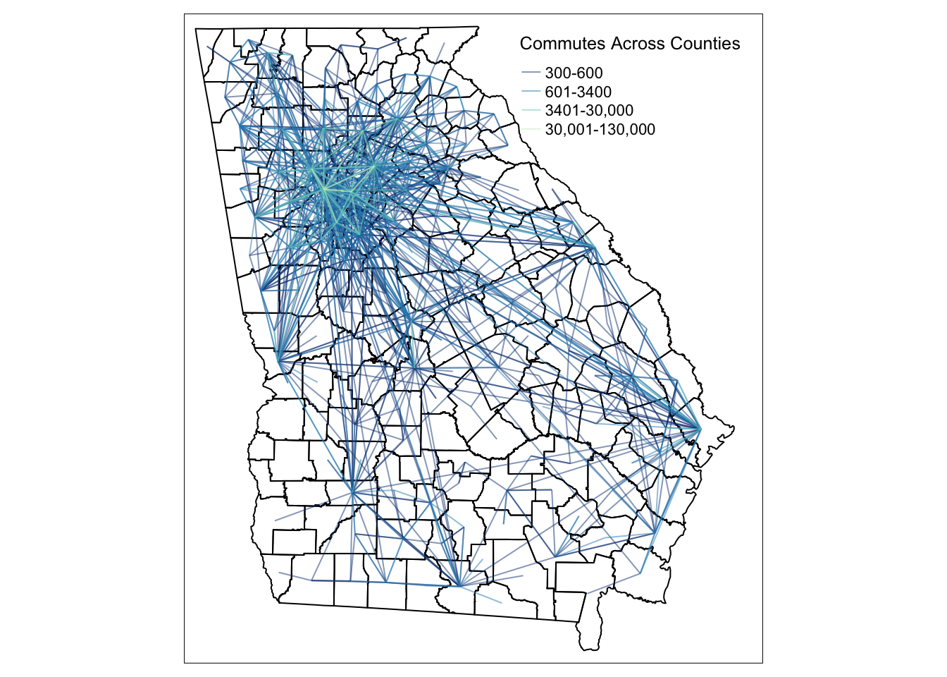 Chapter 4 Visualizing Edges | Spatial Social Networks (SSN) Visualization and Metrics with R