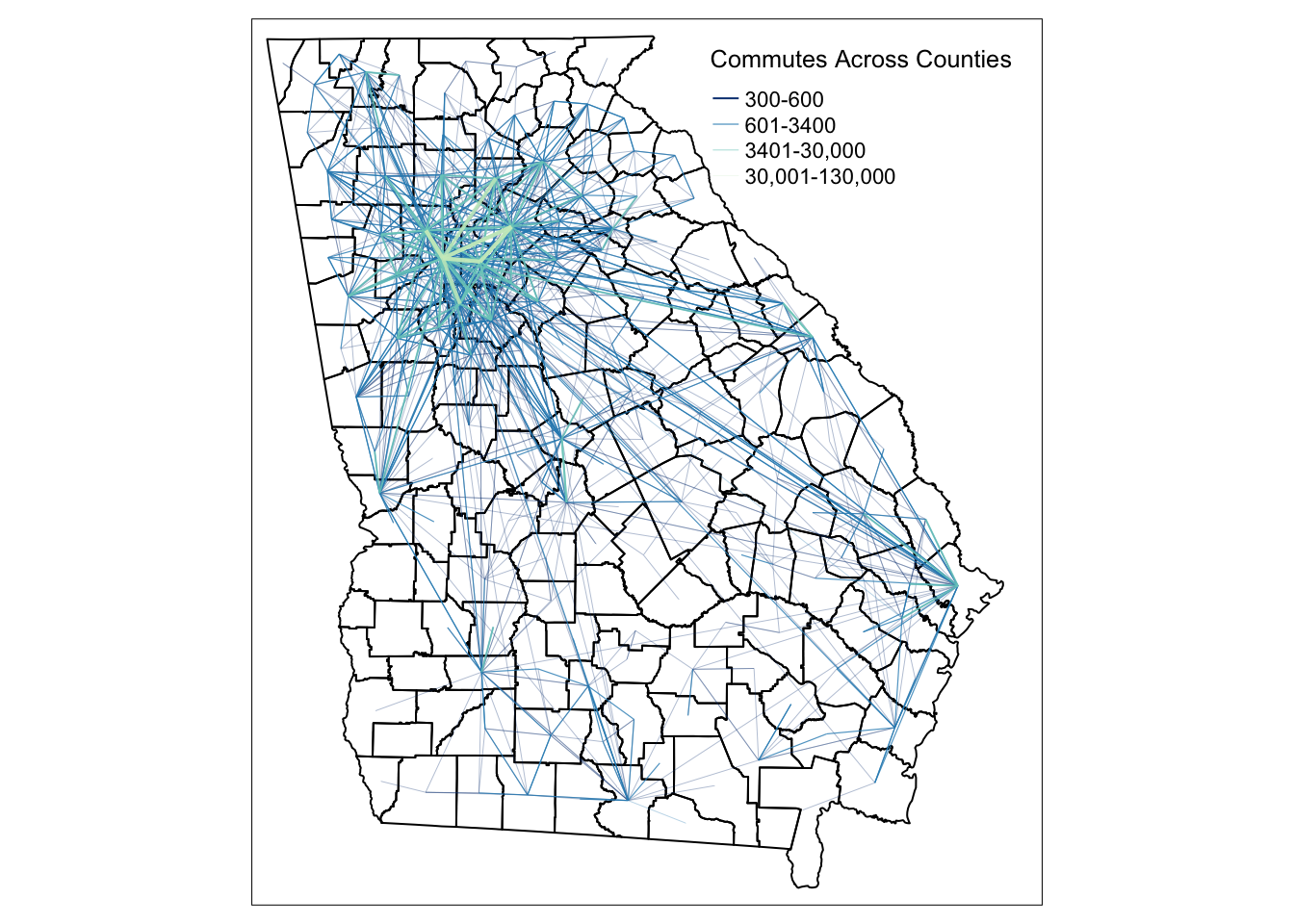 Chapter 4 Visualizing Edges | Spatial Social Networks (SSN) Visualization and Metrics with R