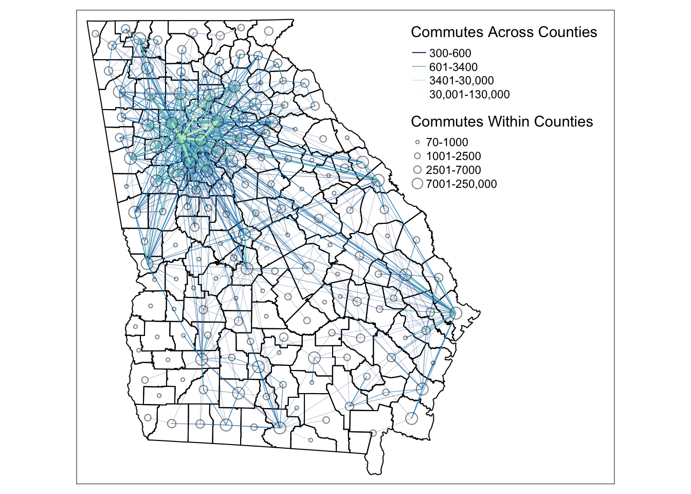 Chapter 4 Visualizing Edges | Spatial Social Networks (SSN) Visualization and Metrics with R